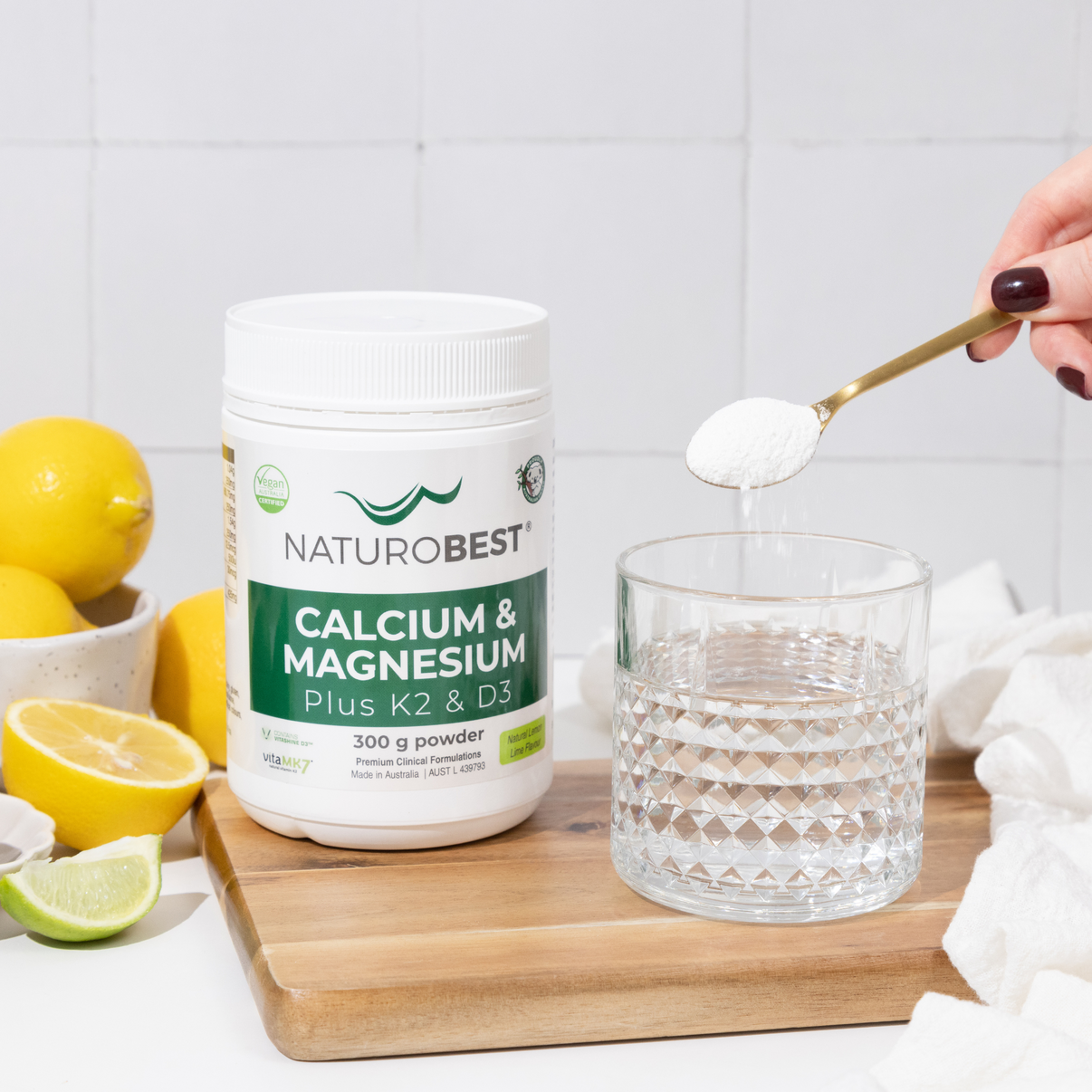 Calcium & Magnesium Plus K2 & D3 | Calcium and Magnesium Powder