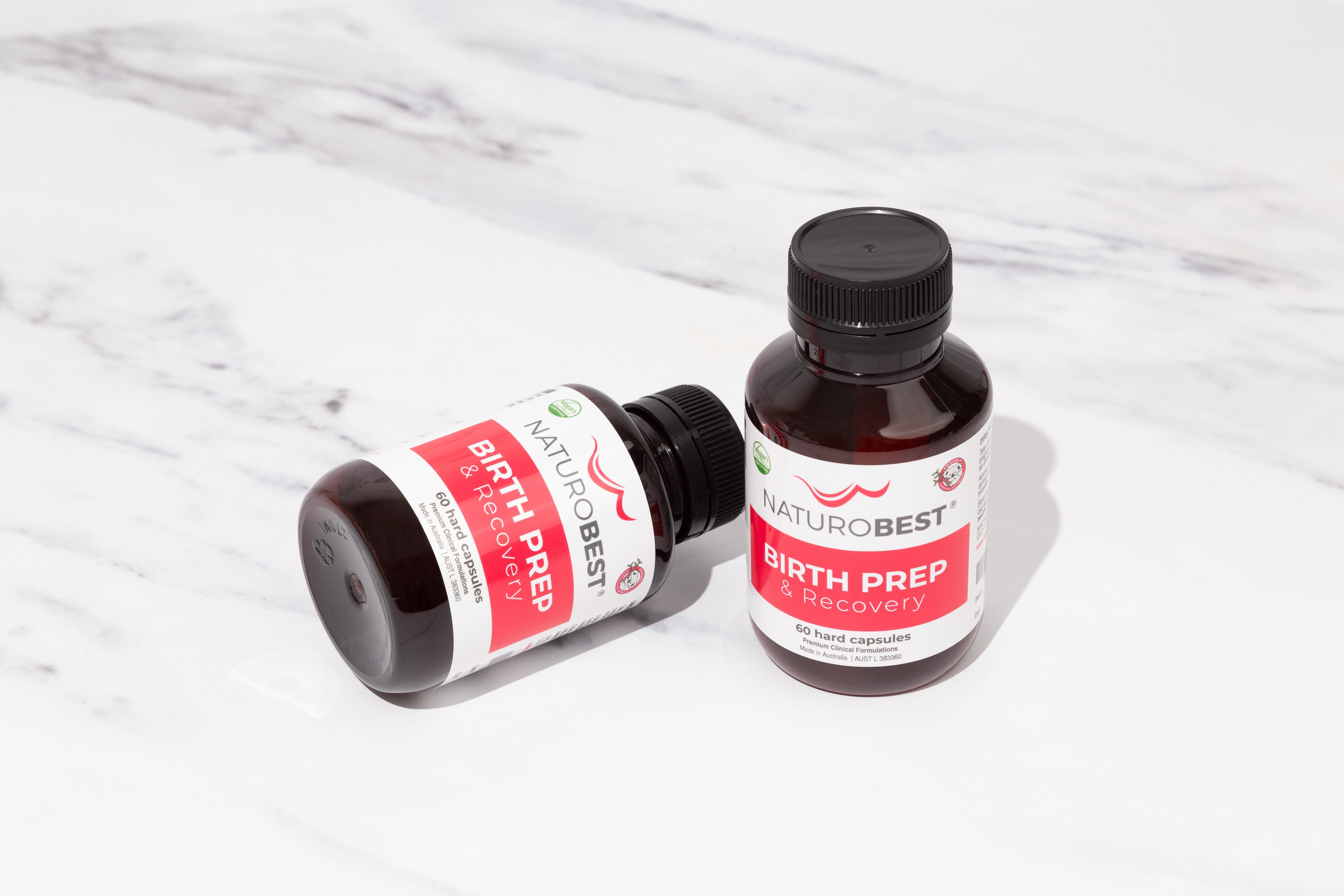 NaturoBest Birth Prep & Recovery | Raspberry Leaf & Squaw Vine